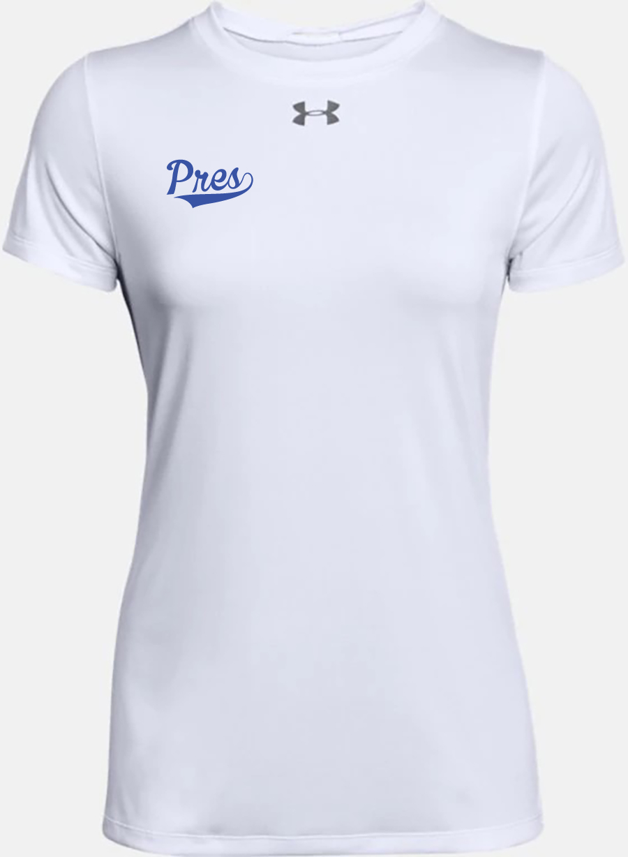 Under Armour Women's Locker Tee 2.0, White: sportpacks.com