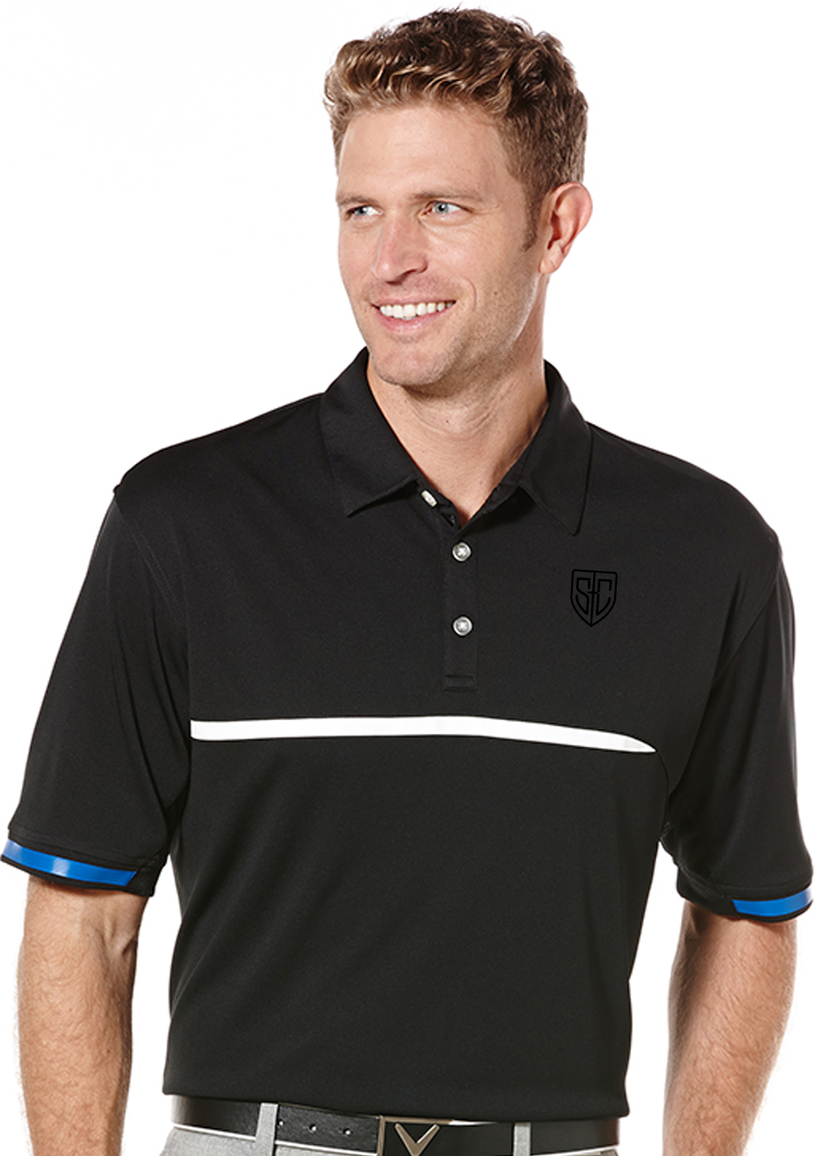 Men's Callaway Signature Performance Polo, Black: sportpacks.com