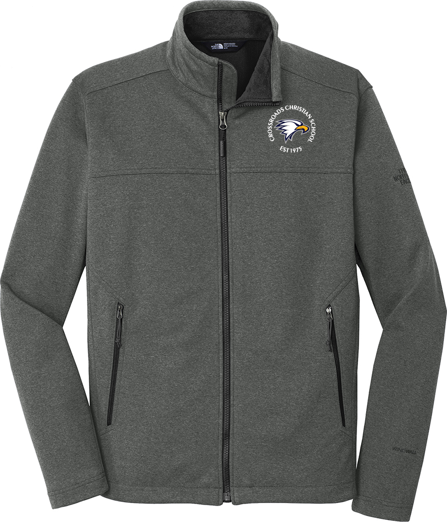 The North Face Ridgeline Soft Shell Jacket, Dark Grey Heather ...
