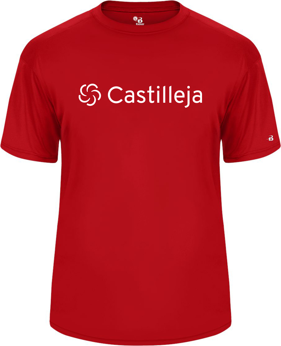 Men Badger Core Tee, Red: sportpacks.com