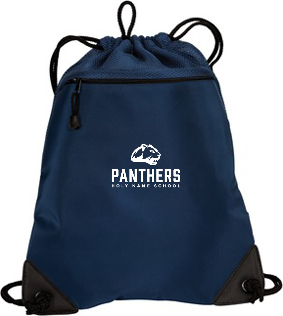Cinch Pack with Mesh Trim, Navy: sportpacks.com