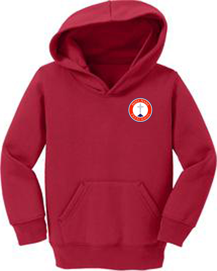 Fleece Pullover Hooded Sweatshirt, Red: sportpacks.com