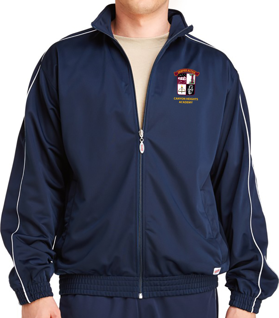 Soffe Warm-Up Jacket, Navy: sportpacks.com