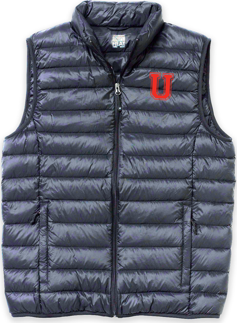 Weatherproof Men's Packable Down Vest, Pewter: sportpacks.com
