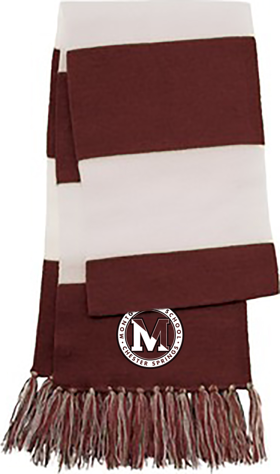 Spectator Scarf, Maroon/White: sportpacks.com