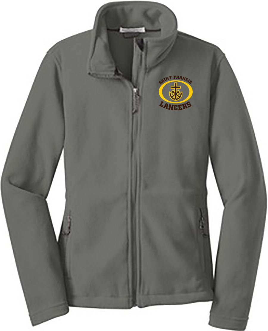 Ladies Fleece Jacket, Deep Smoke: sportpacks.com