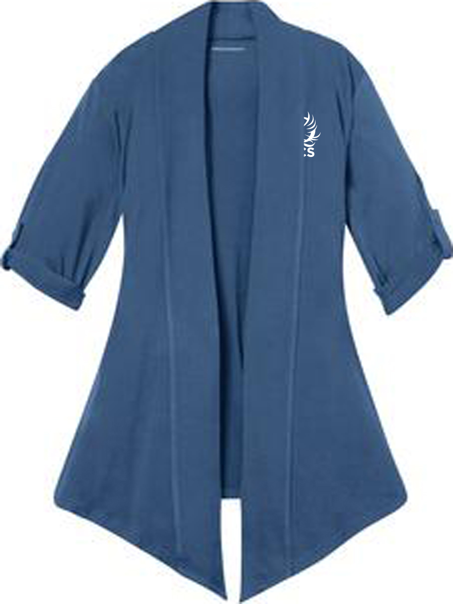 Ladies Shrug, Moonlight Blue: sportpacks.com