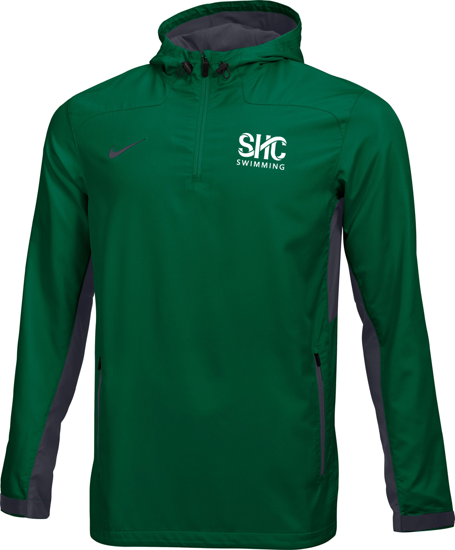 Nike Men's Woven 1/4 Zip Jacket, Green: sportpacks.com