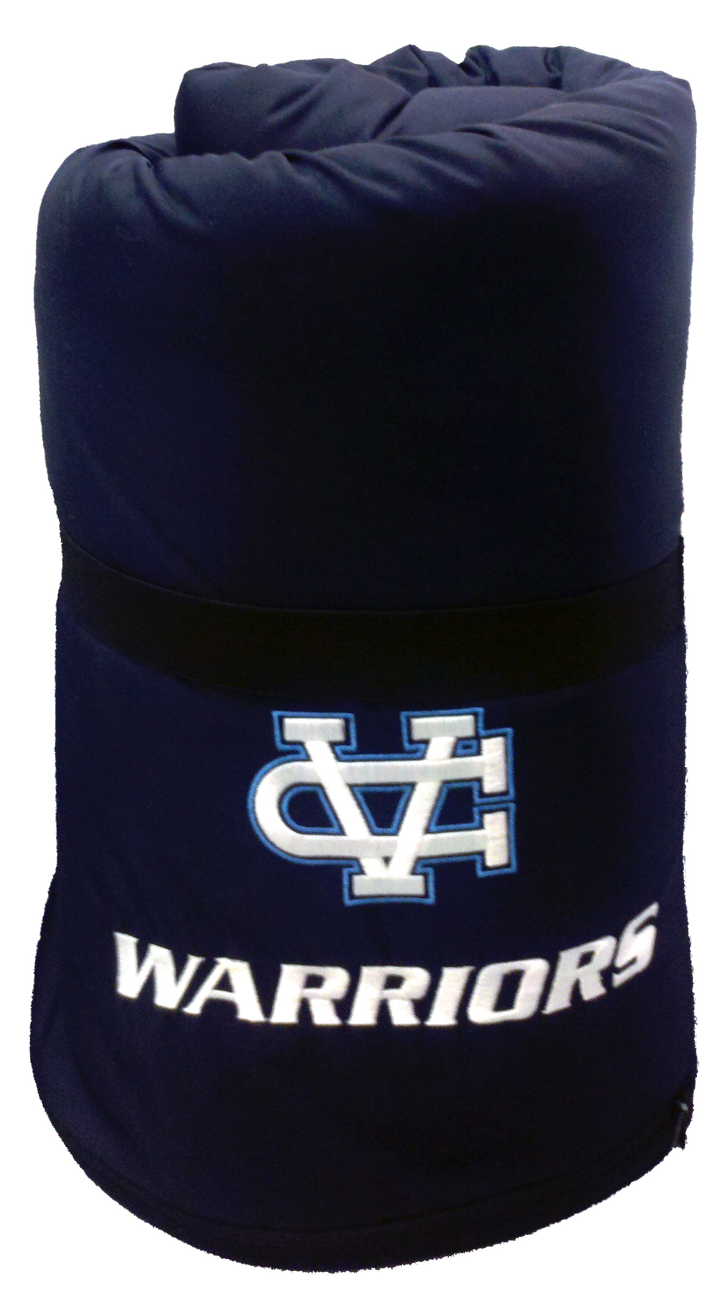 Fleece and Nylon Blanket, Navy/Black: sportpacks.com